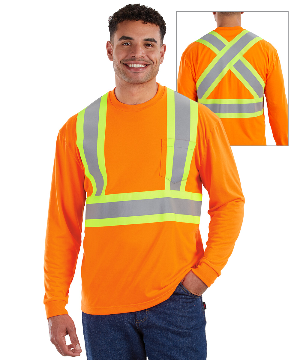 Spotlite LX® High Visibility Long Sleeve T-Shirts | UniFirst